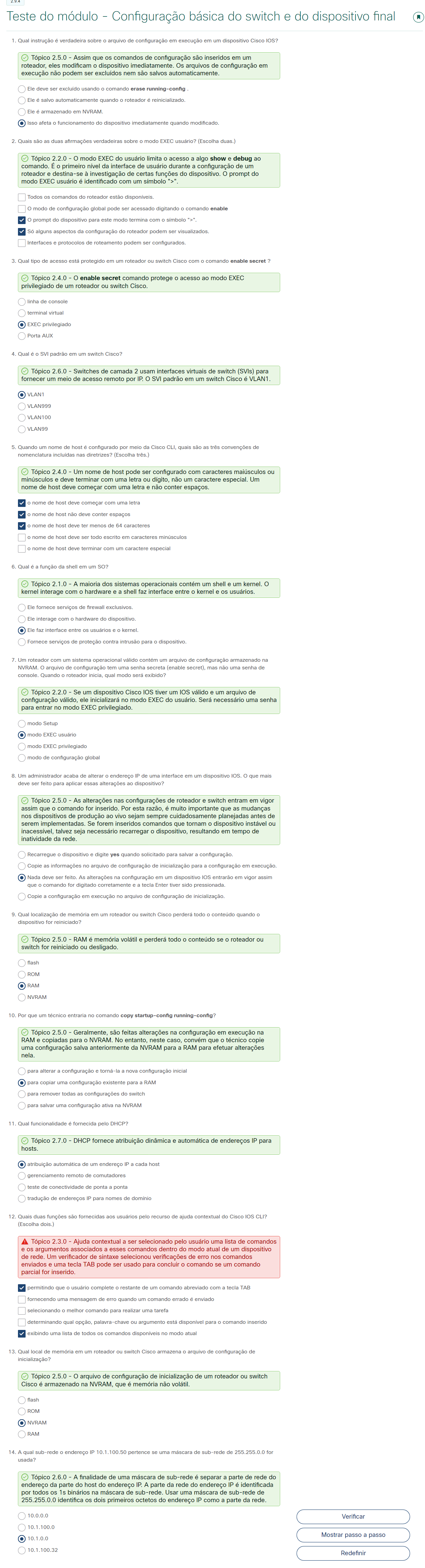 teste de capitulo 1-3 ccna 1 - Ccna Cisco teste de capitulo 1-3 ccna 1 - Ccna Cisco