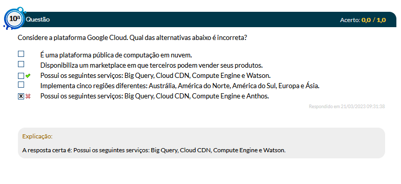 APLIC. DE CLOUD, IOT E INDÚSTRIA 4.0 EM PYTHON - 10 - Cloud Computing