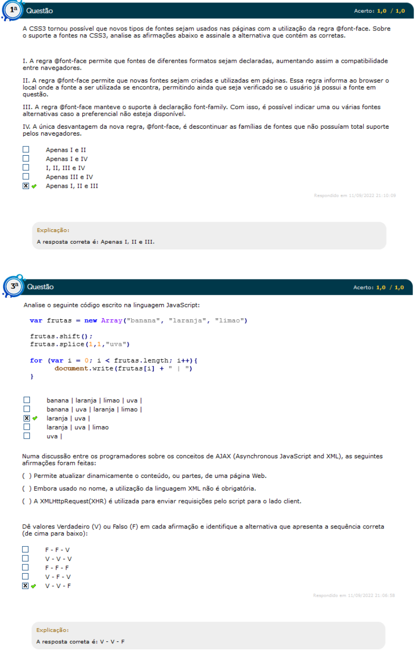 Simulado 2 - Desenvolvimento Web, Php, Html,css
