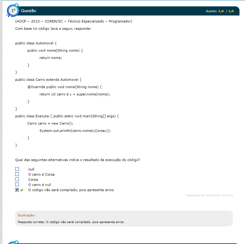 ProgramaÇÃo Orientada A Objetos Em Java Linguagem Java 0780