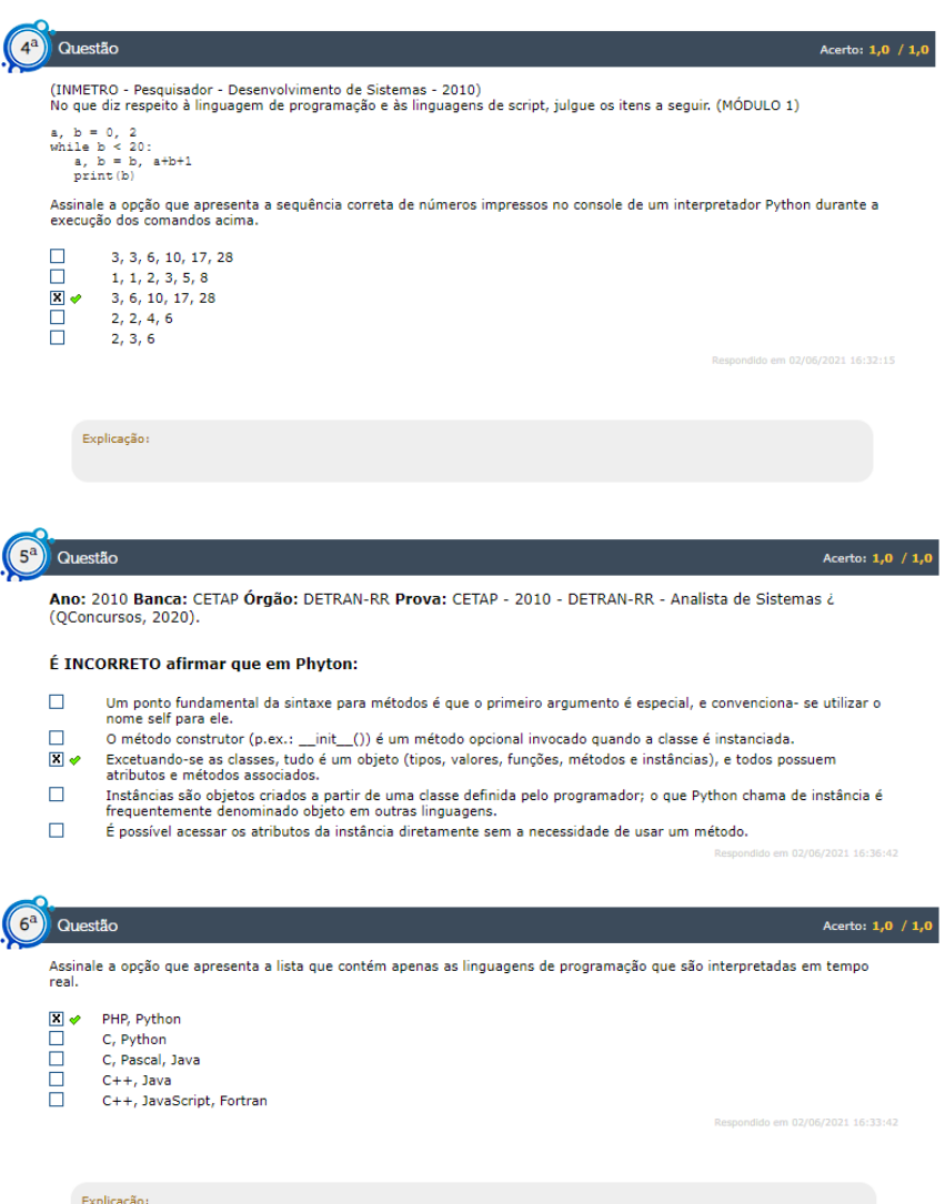 Simulado 1 Paradigmas de Ling de programacao em python - Conceitos e ...