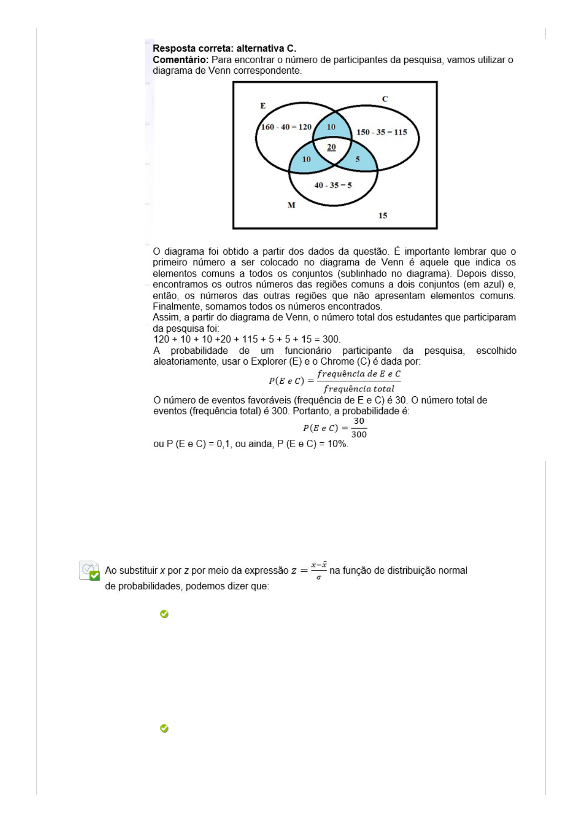 Estatistica QUESTIONÁRIO UNIDADE IV 3066- - Estatística I