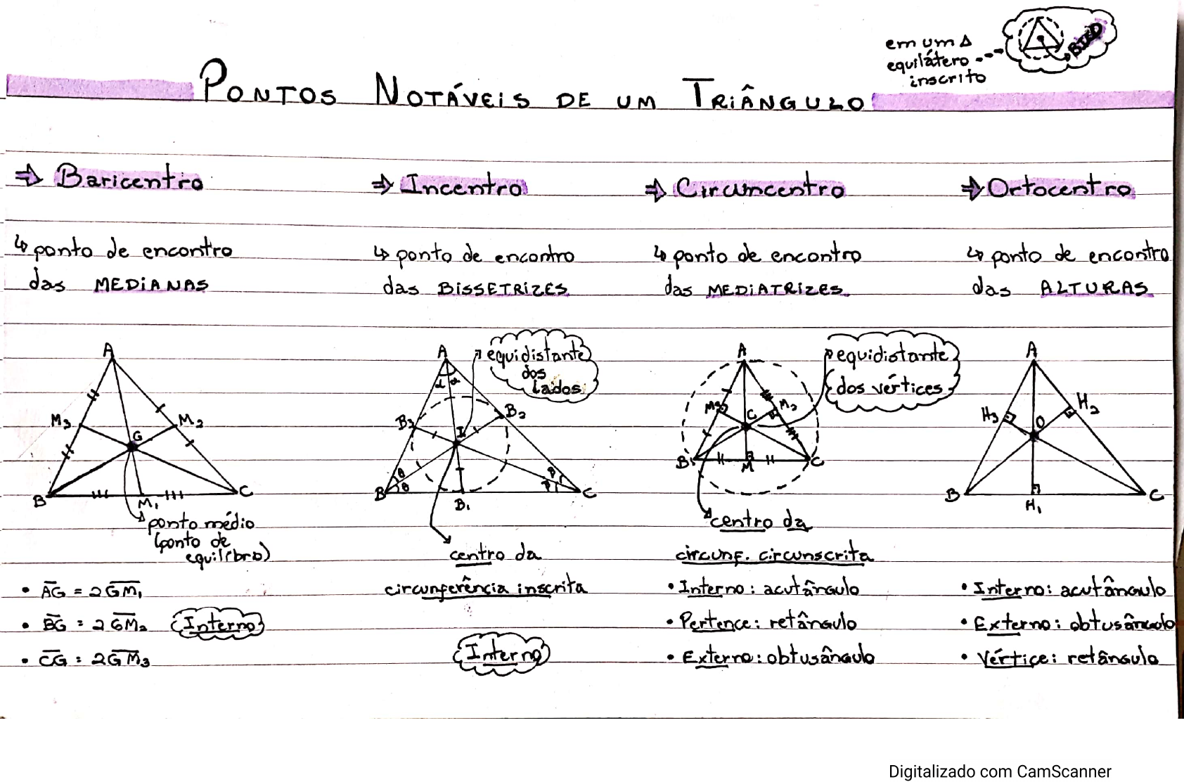 Em Quais Itens Os Pontos Dados Formam Um Triângulo - RETOEDU