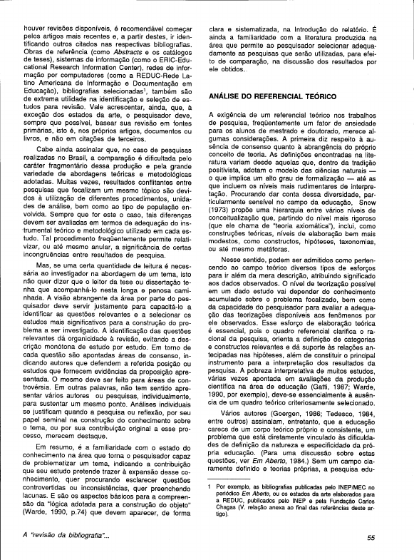 TIPOS REVISAO BIBLIOGRAFICA ALDA JUDITH ALVES - Metodologia TIPOS REVISAO BIBLIOGRAFICA ALDA JUDITH ALVES - Metodologia