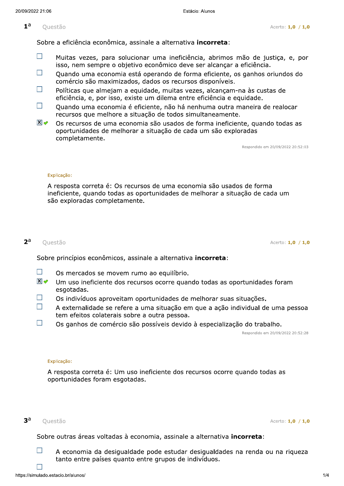 Simulado Economia - Npg1236 - Economia Empresarial Simulado Economia - Npg1236 - Economia Empresarial