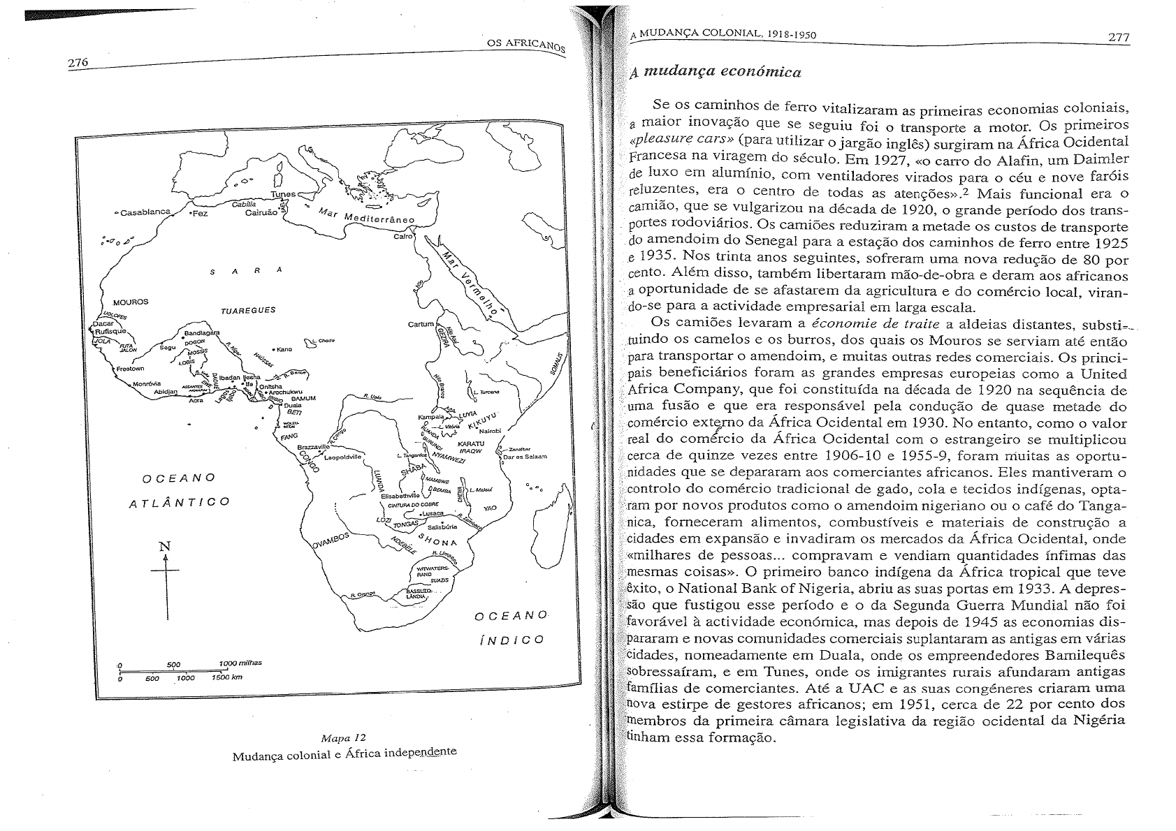 Os Africanos - John Iliffe Cap X - A mudança colonial - História da África