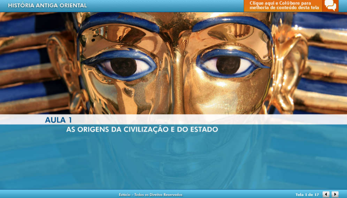 HIstoria Antiga Oriental - UNESA - Aula 01 - Material Online - História ...
