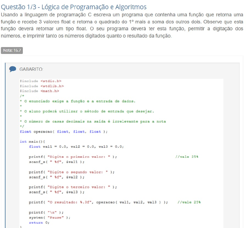 Logica de Programacao e Algoritmos Prova Discursiva - Lógica de ... Logica de Programacao e Algoritmos Prova Discursiva - Lógica de ...