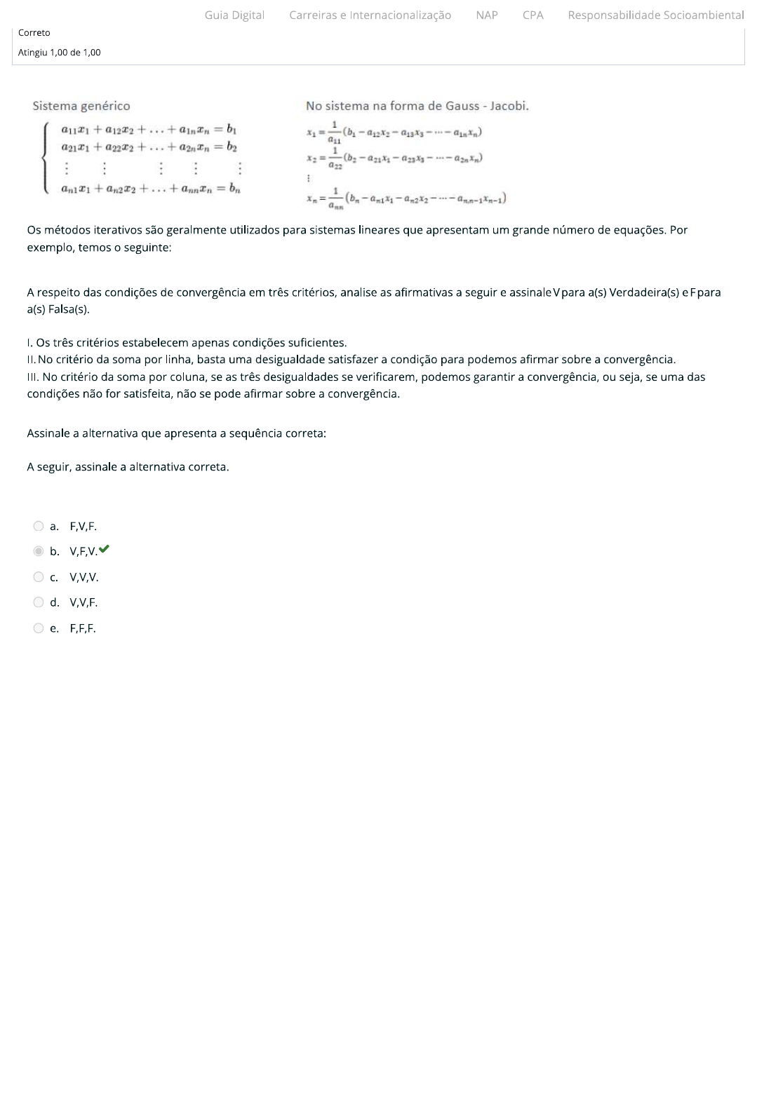 Problemas E Respostas De Algebra