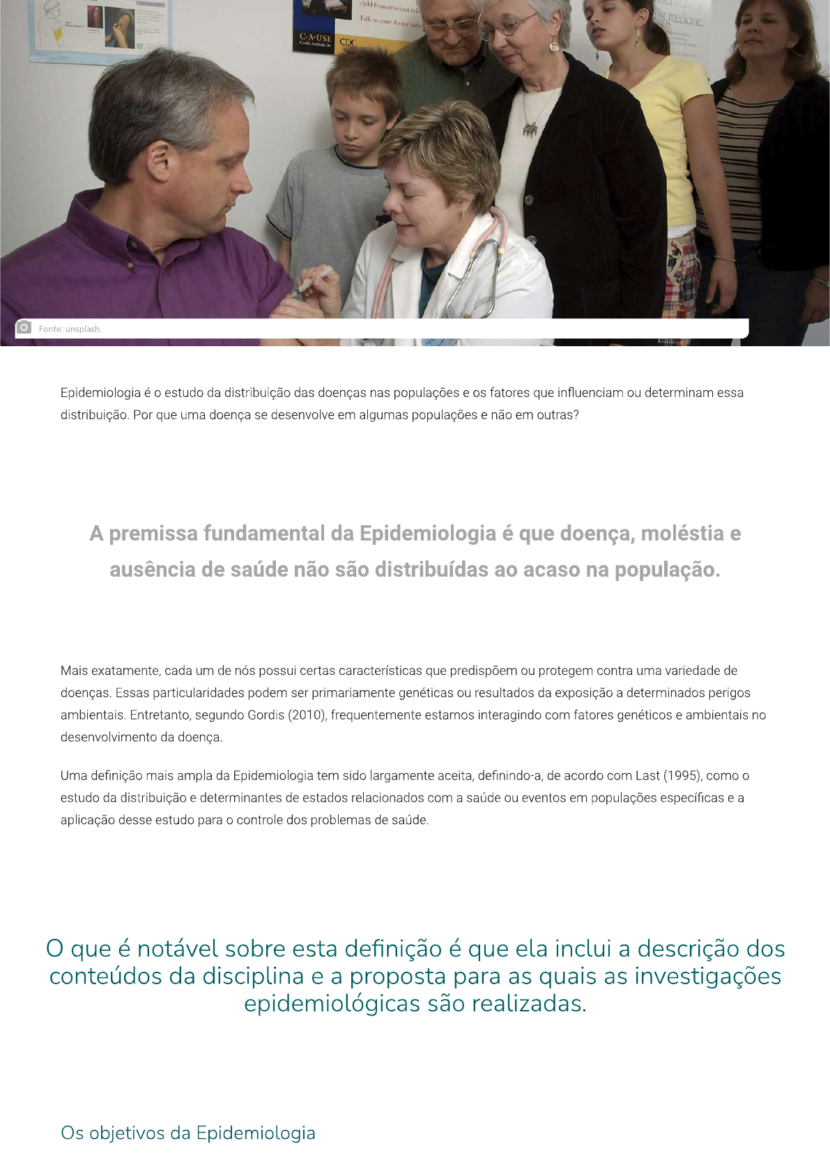 Fundamentos da Epidemiologia e Bioestatística - Epidemiologia Fundamentos da Epidemiologia e Bioestatística - Epidemiologia