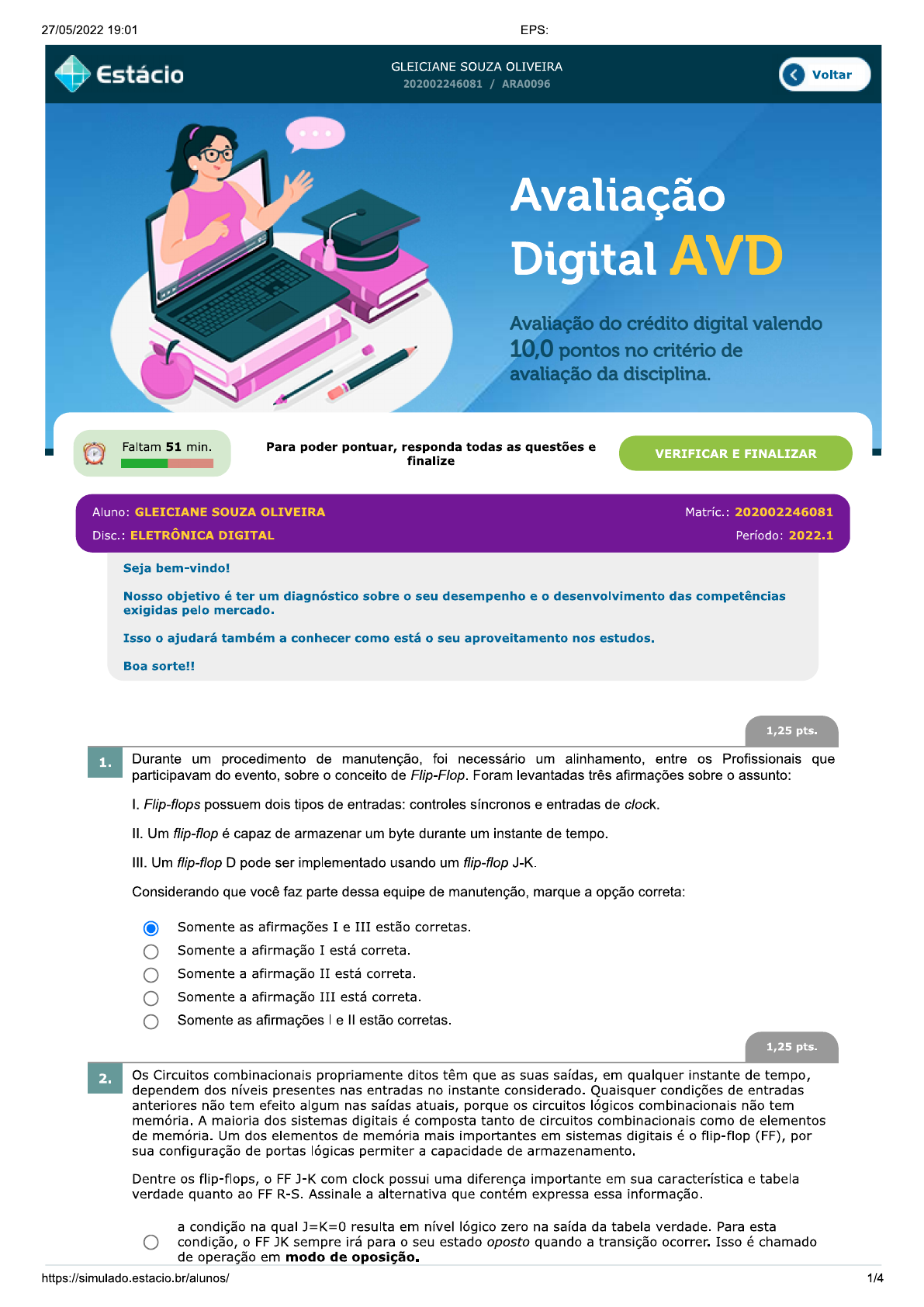 AVD ELET.DIGITAL - Eletrônica Digital