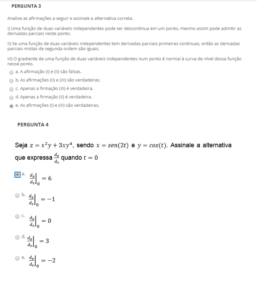 AS II atividades de integrais múltiplas e cálculo vetorial da unifran ...