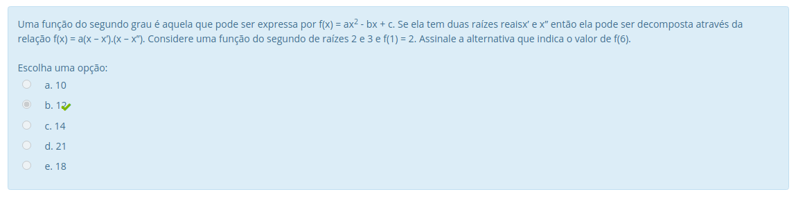 Uma Função Do Segundo Grau é Aquela Que Pode Ser Expressa Por F X