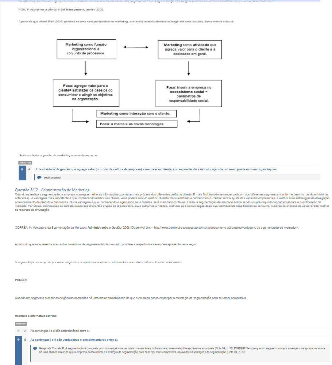 PROVA OBJETIVA DE ADMINISTRAÇÃO DE MARKETING - Administração PROVA OBJETIVA DE ADMINISTRAÇÃO DE MARKETING - Administração