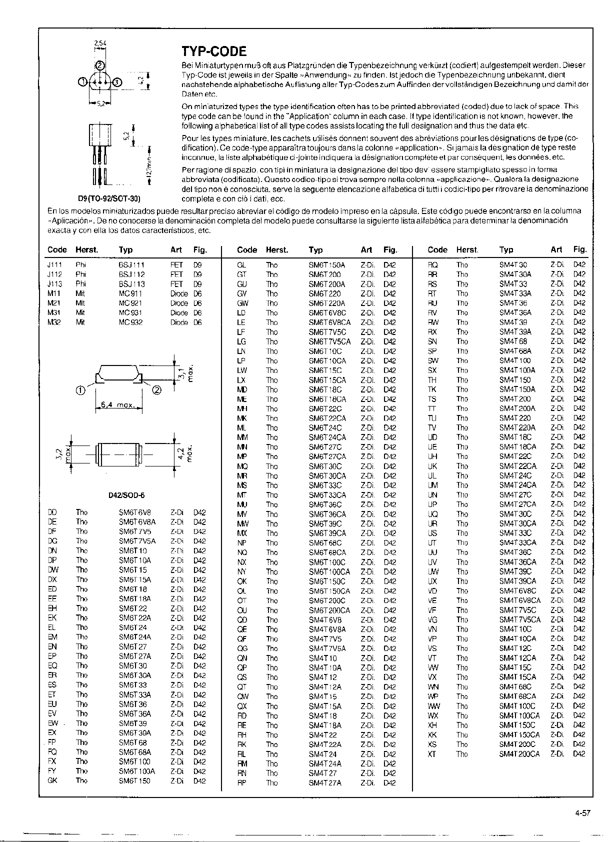 Transistores SMD - Equivalências completa - Eletrônica I