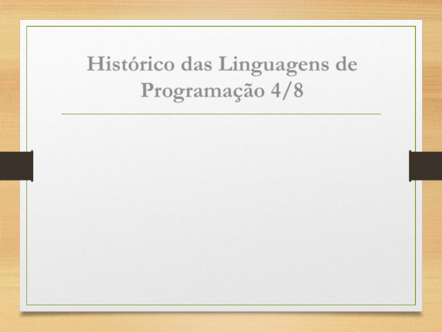 Aula 1 - Paradigmas (Introdução) - Paradigmas de Linguagens de Progamação