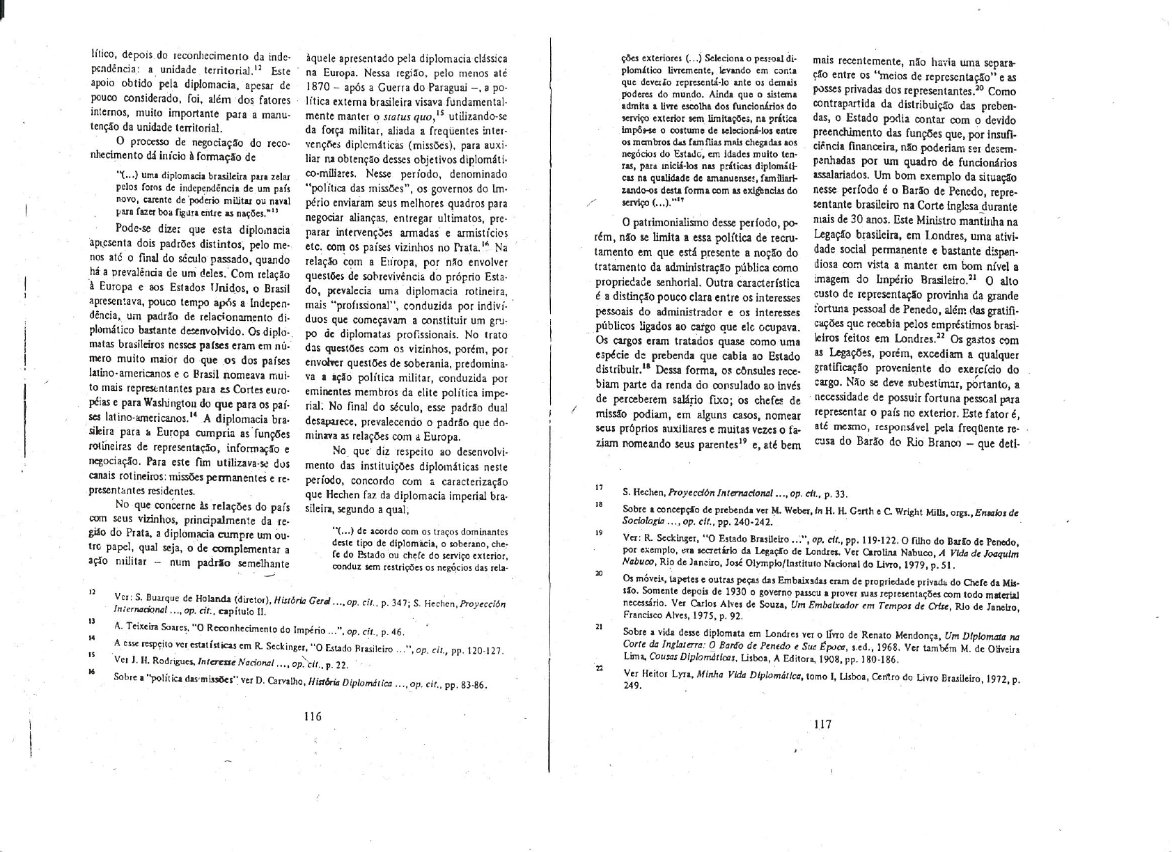 CHEIBUB, Zairo Diplomacia e Construção Institucional O Itamaraty em ...