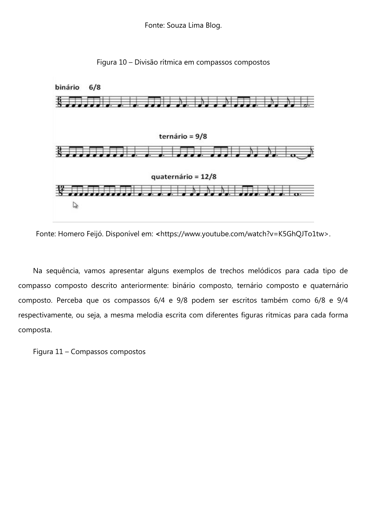 Aula 02 Percepção Compasso Simples Compasso e Irregulares - Percepção ...