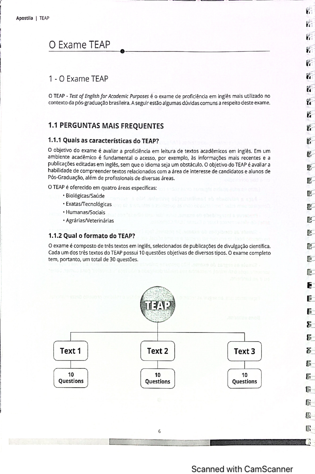 TEAP Apostila - overview- texts - Língua Inglesa: Texto e Leitura II