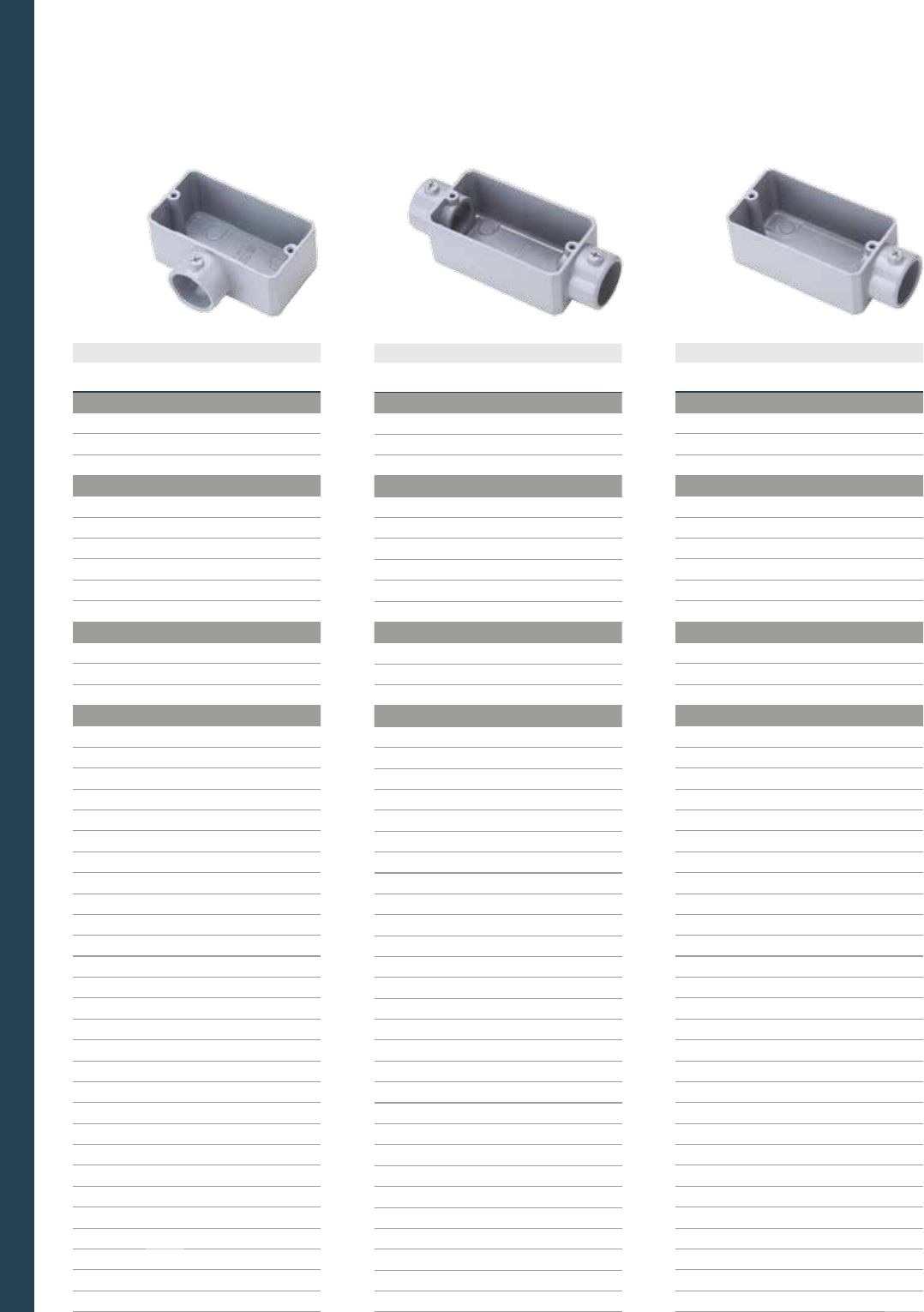 Catálogo de condulete TRAMONTINA - Materiais Elétricos