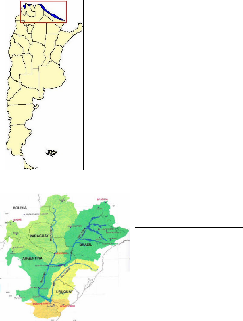 Mapa Do Rio Pilcomayo