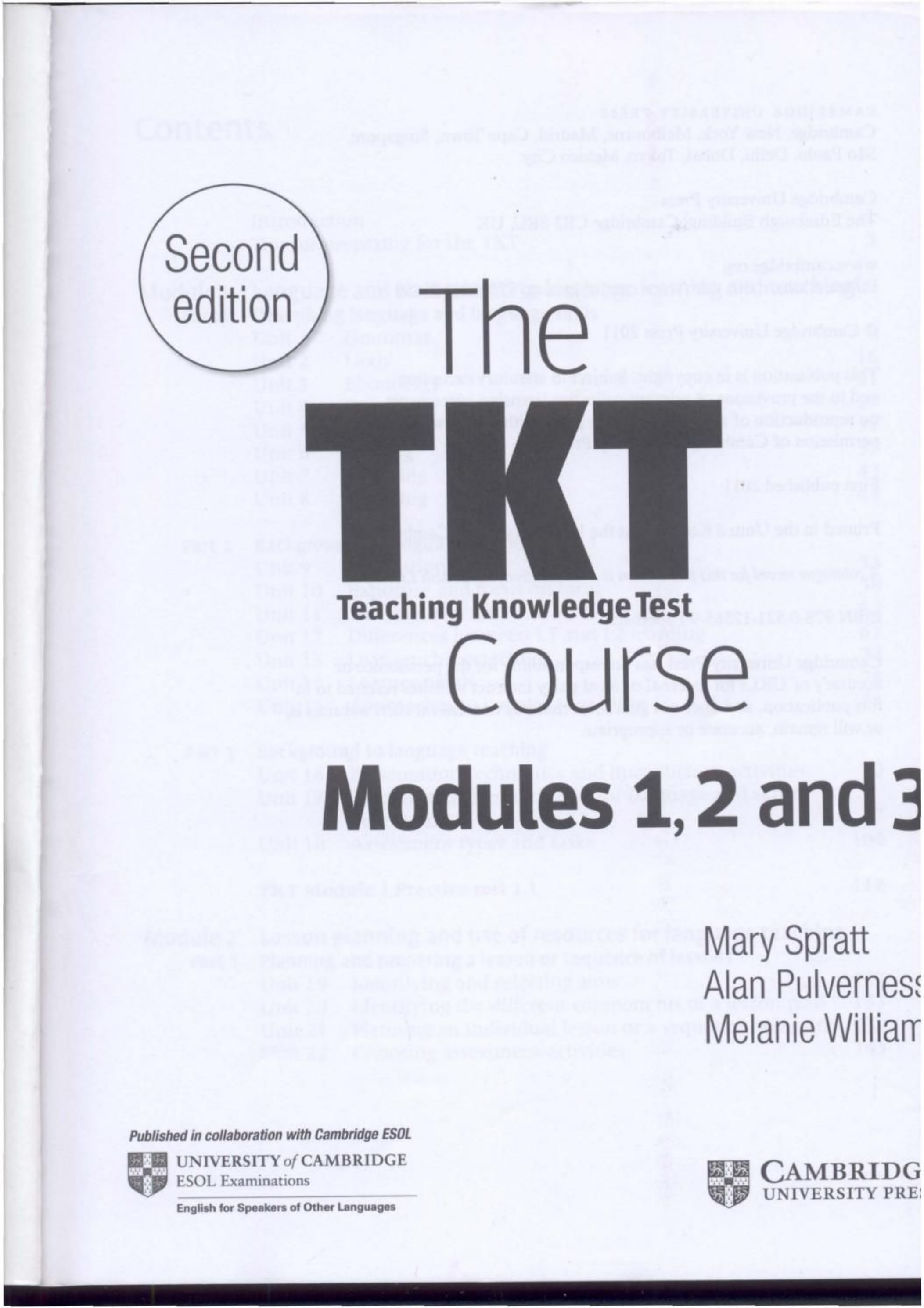 tkt modules 1, 2 & 3 (1) - Inglês
