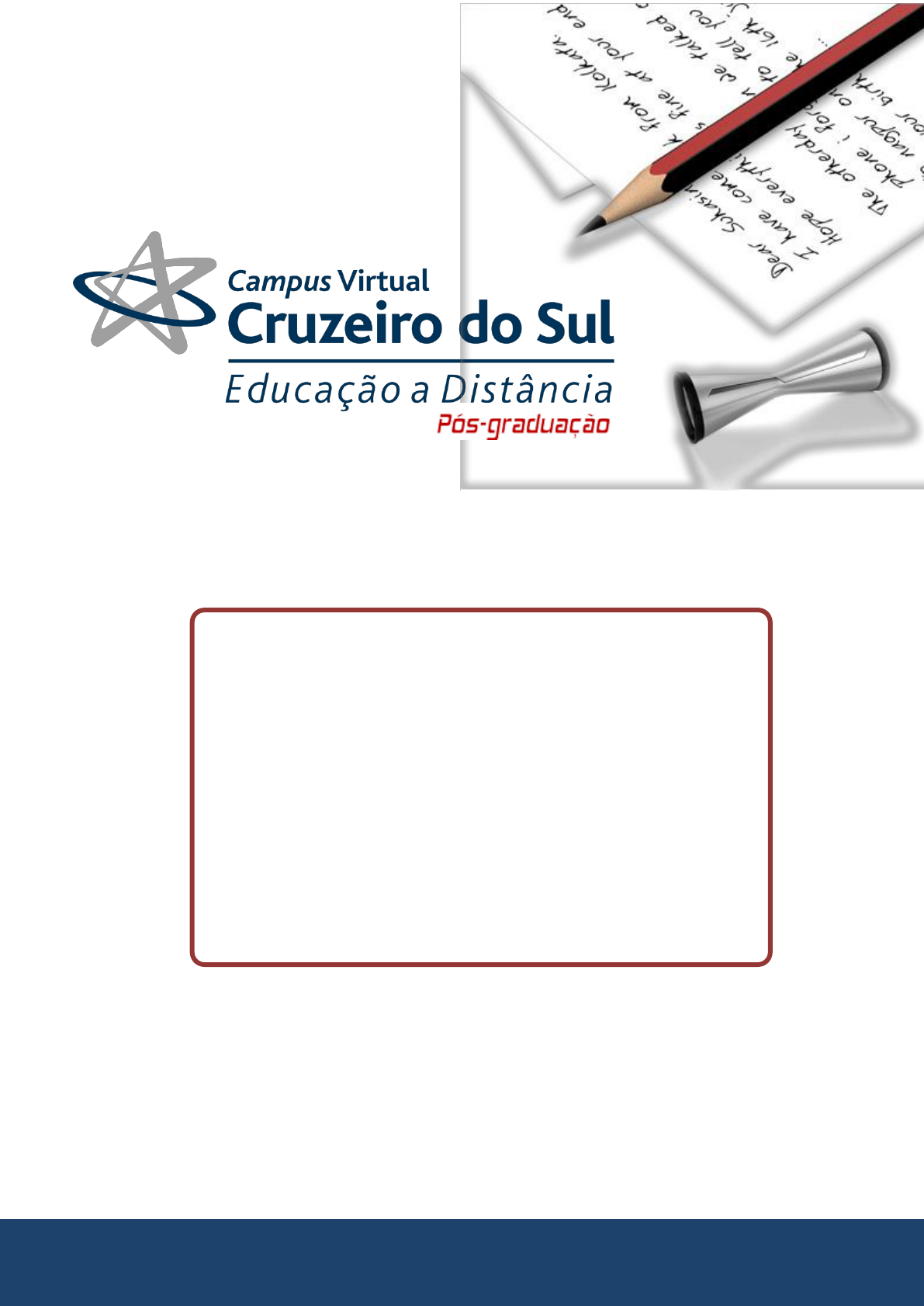 Modelo de Trabalho de Conclusão de Curso - Gestão e Tutoria