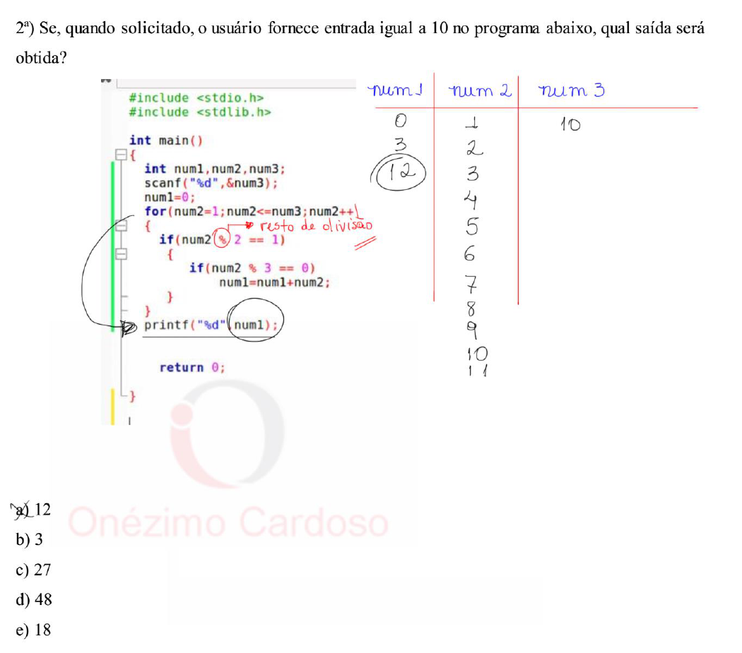 Lista de exercícios resolvida Linguagem de programação (C) (revisao AP1 ...