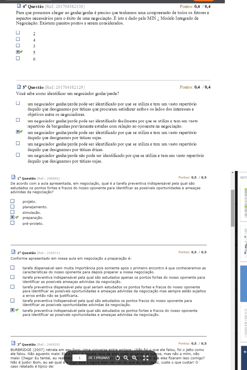 prova Administração de Conflitos - Administração de Conflitos prova Administração de Conflitos - Administração de Conflitos