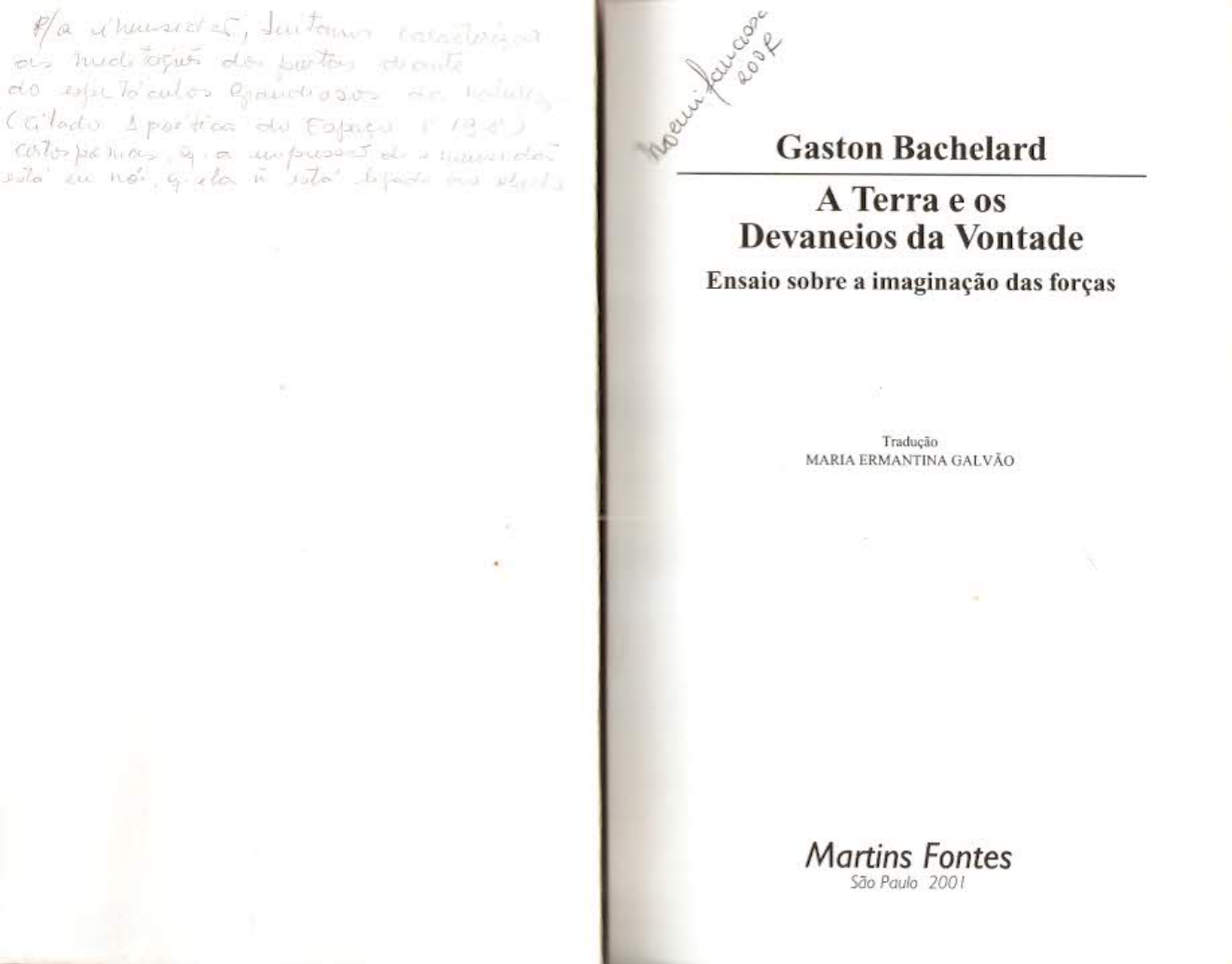 A Terra e os devaneios da vontade - Filosofia A Terra e os devaneios da vontade - Filosofia