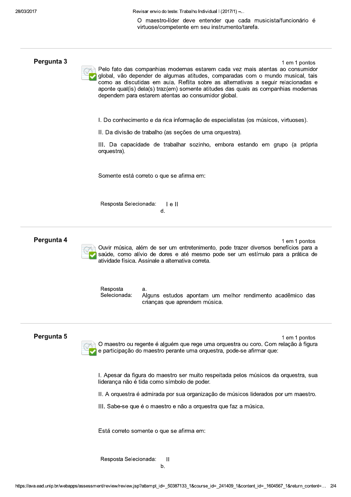 Modelo De Trabalho Individual