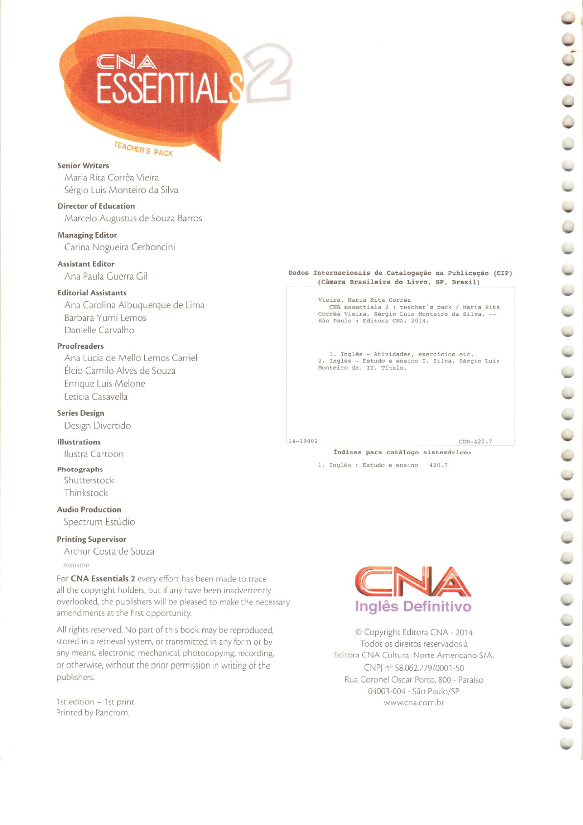 Essentials 2 - CNA - Inglês