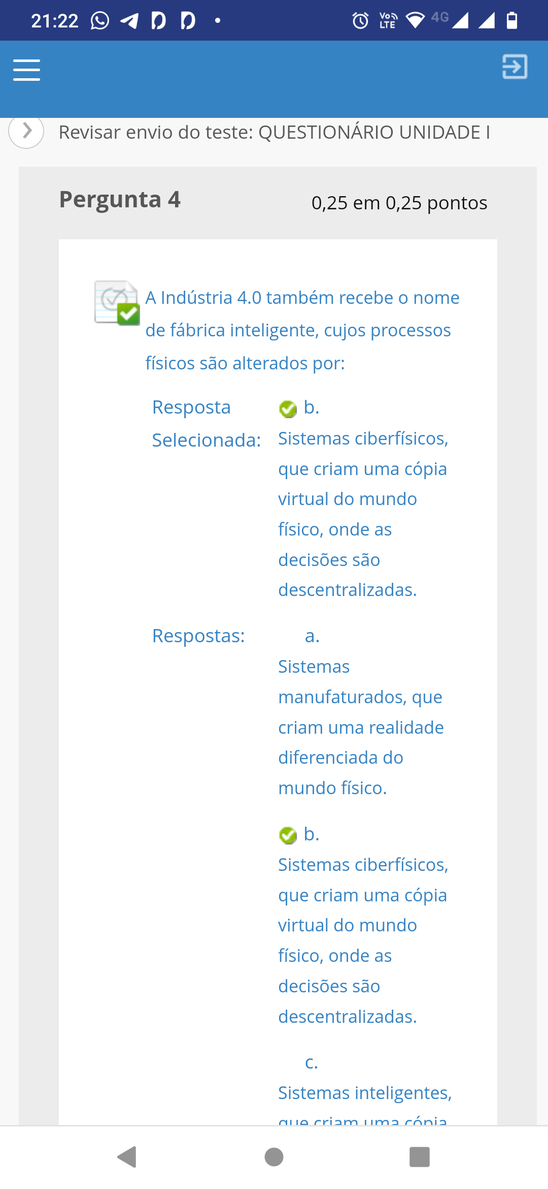 questionário l - Industria 4.0