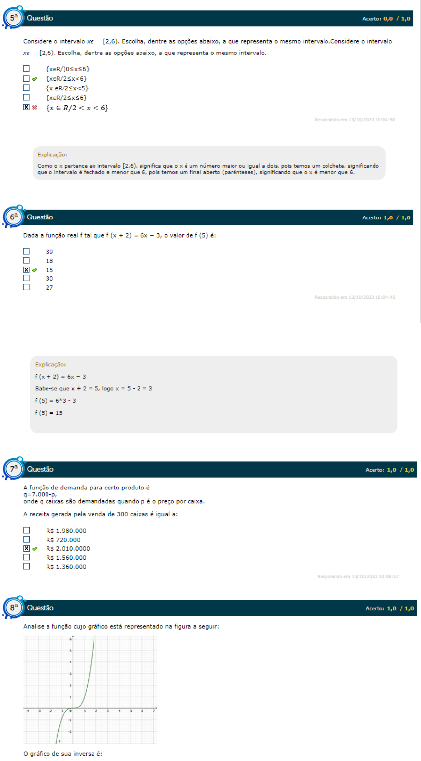 SIMULADO BASES MATEMÁTICAS 2020 - Bases Matematicas