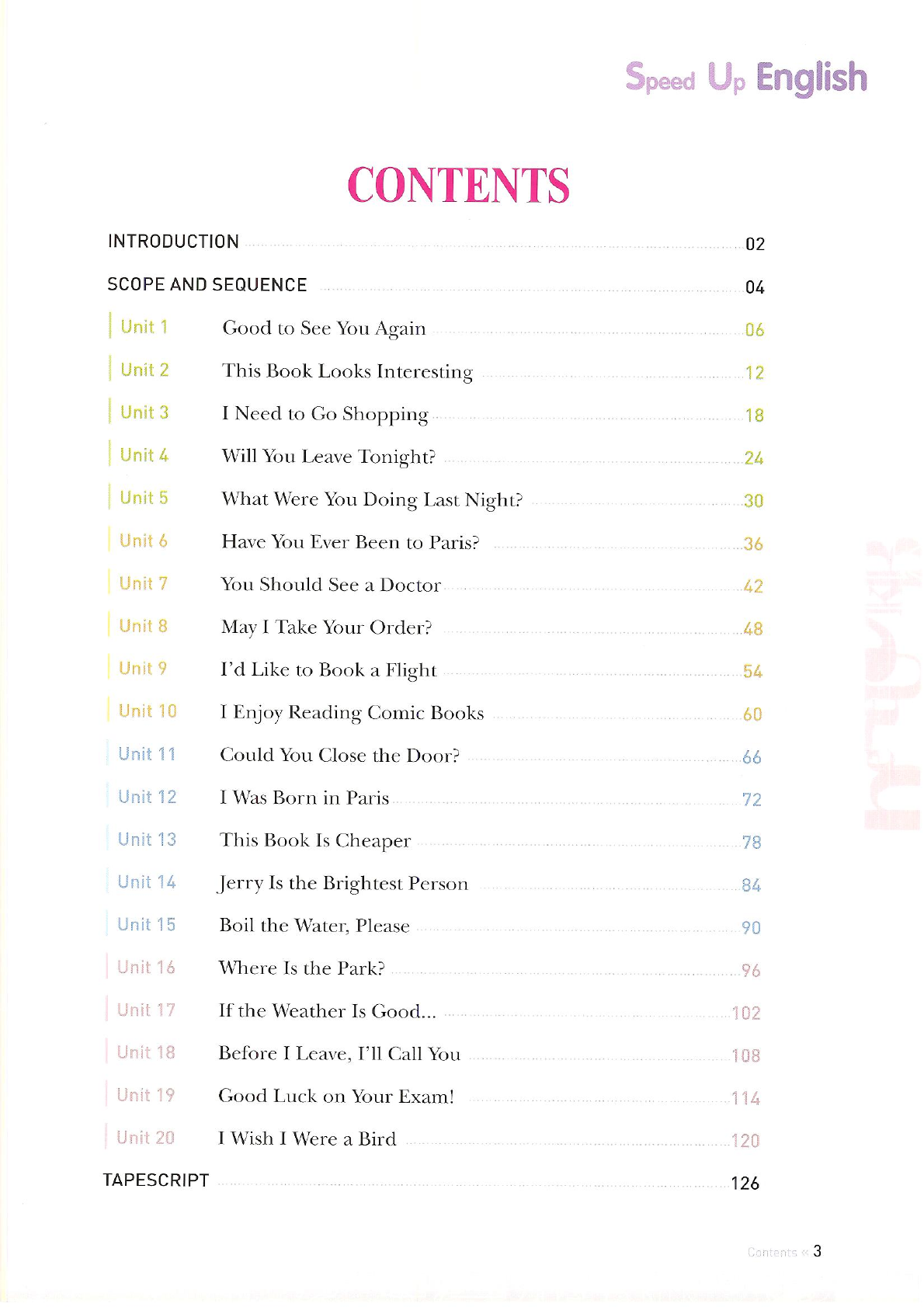 Speed Up English A Conversation Course for High Beginners - Inglês