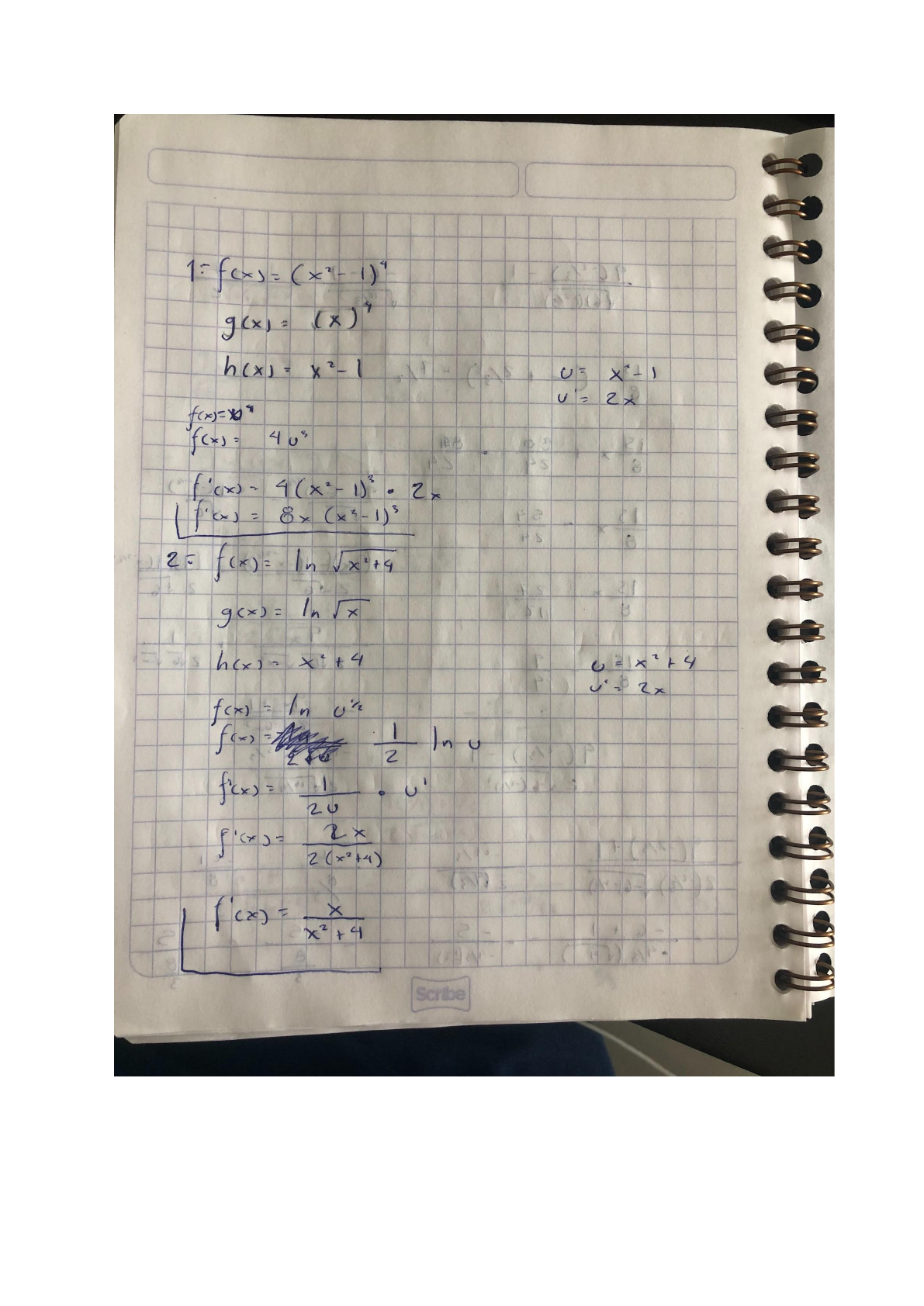 Regla de la cadena - Cálculo I