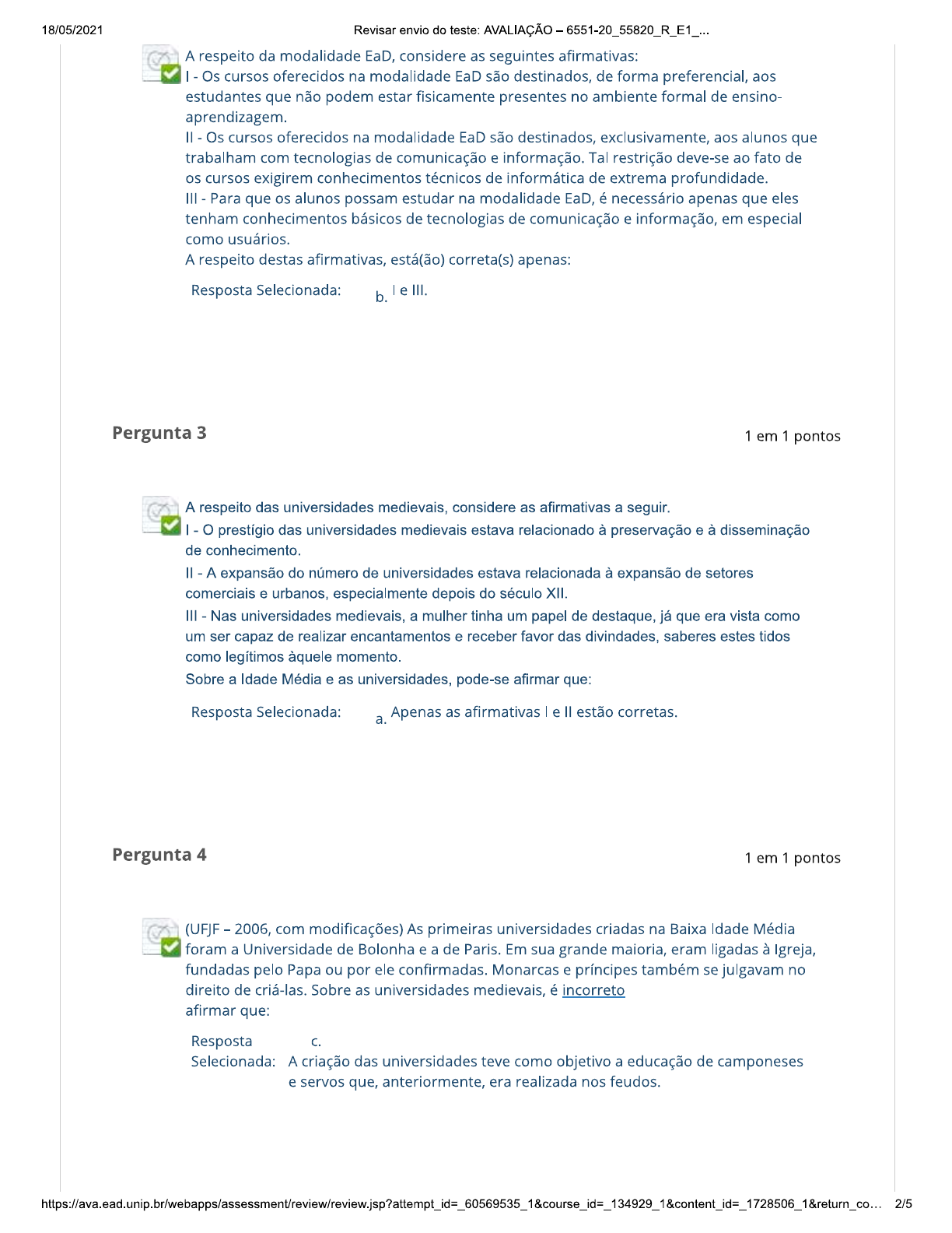avaliação Introducao EAD Unip - Tecnologia em Gestao Financeira avaliação Introducao EAD Unip - Tecnologia em Gestao Financeira