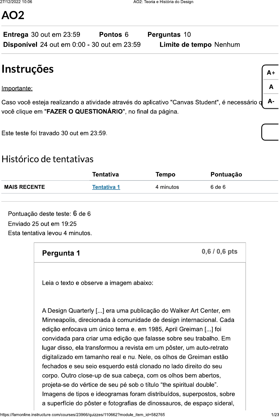Teoria e História do Design - AO2 - Teoria e História do Design II