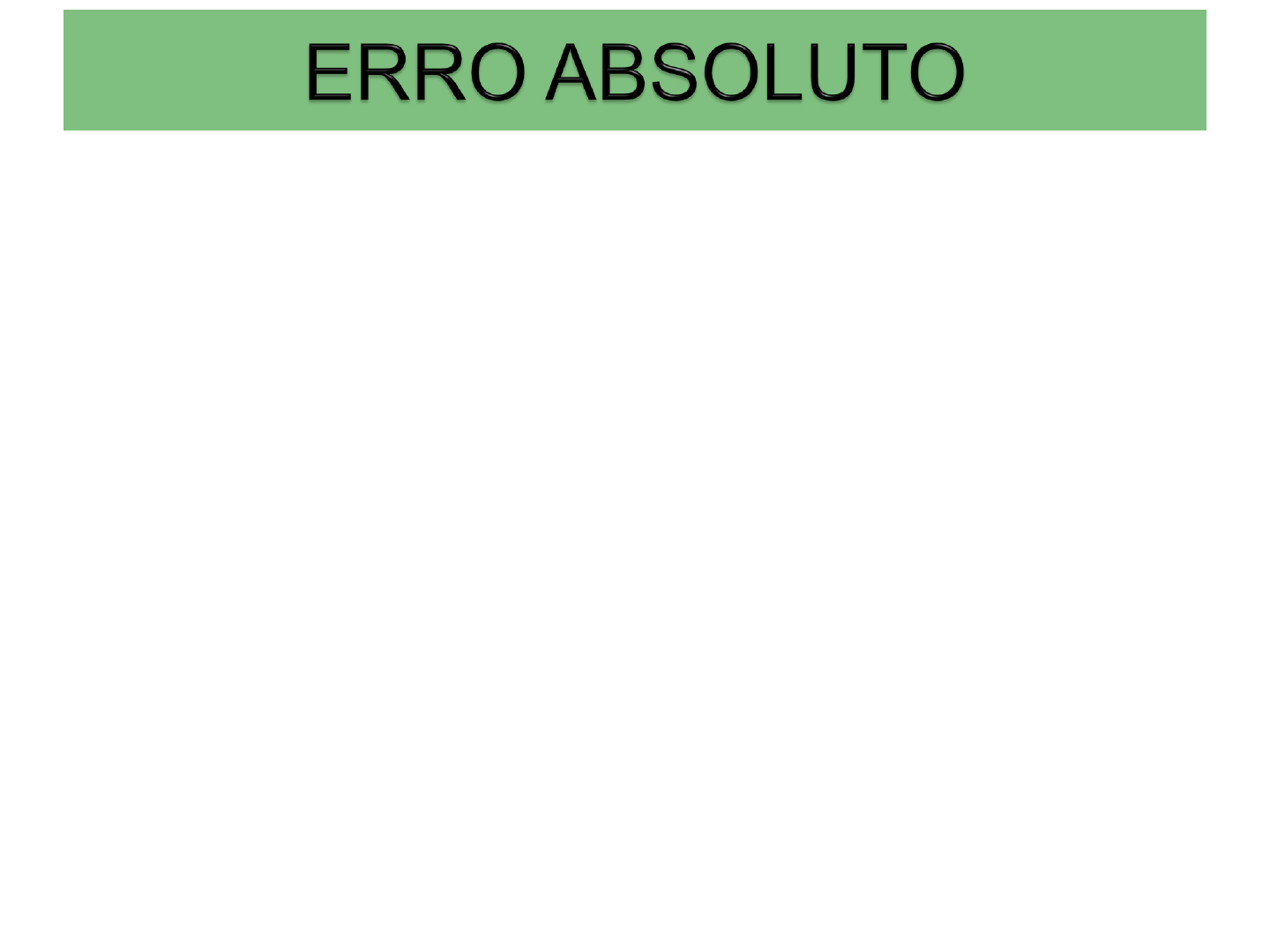 Quimica Da Formula Do Erro Absoluto