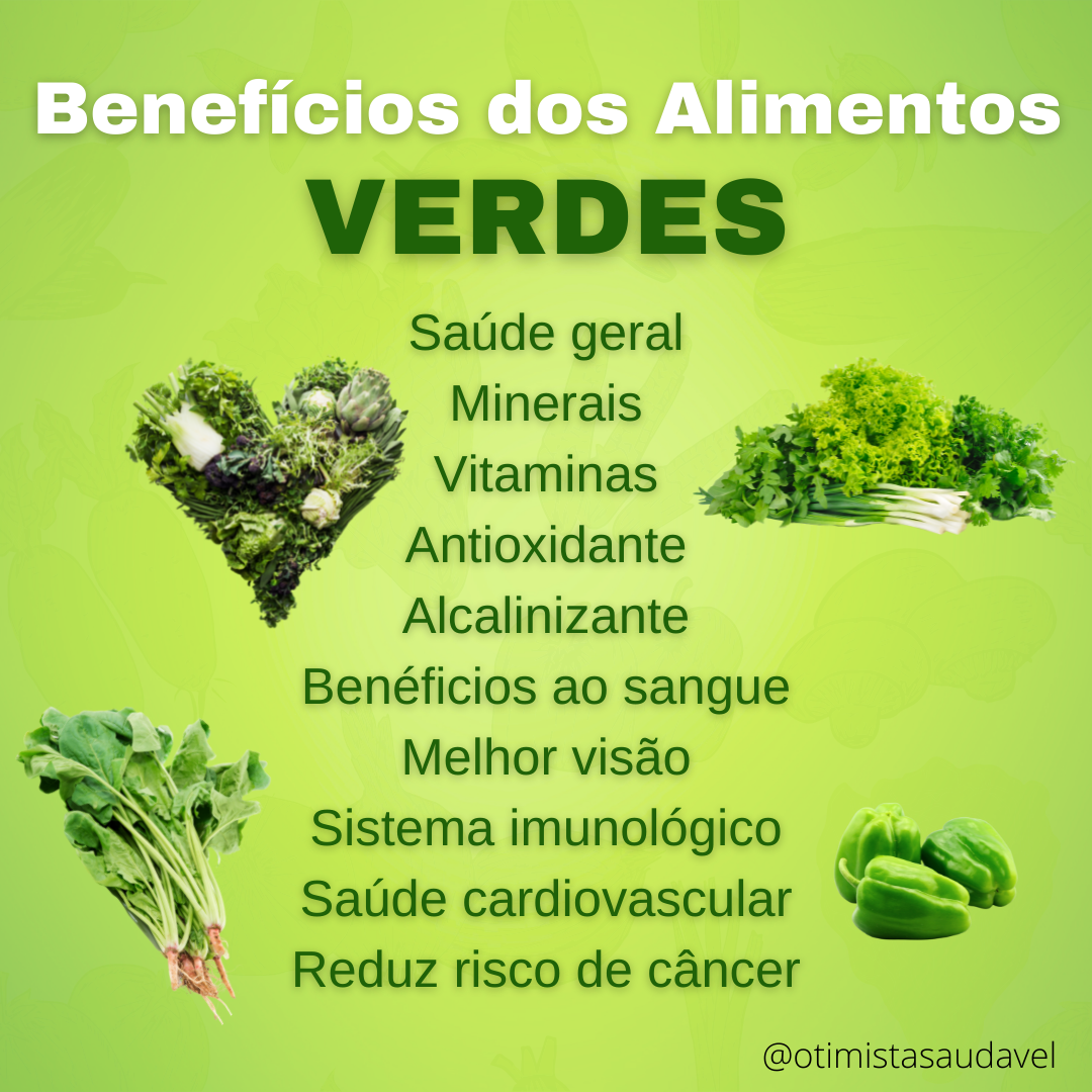 Alimentos verdes - Nutrição e Dietética