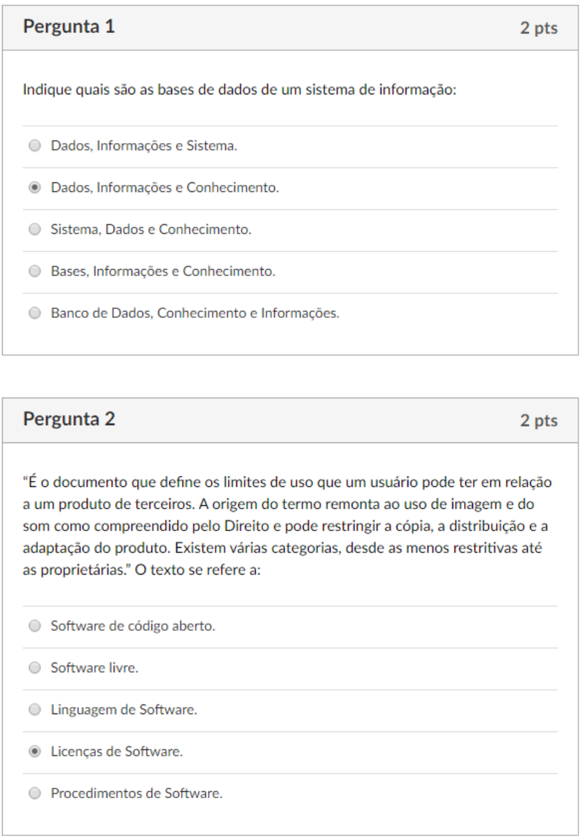 Atividade P Avaliação Sistemas De Informação Univesp Sistemas De