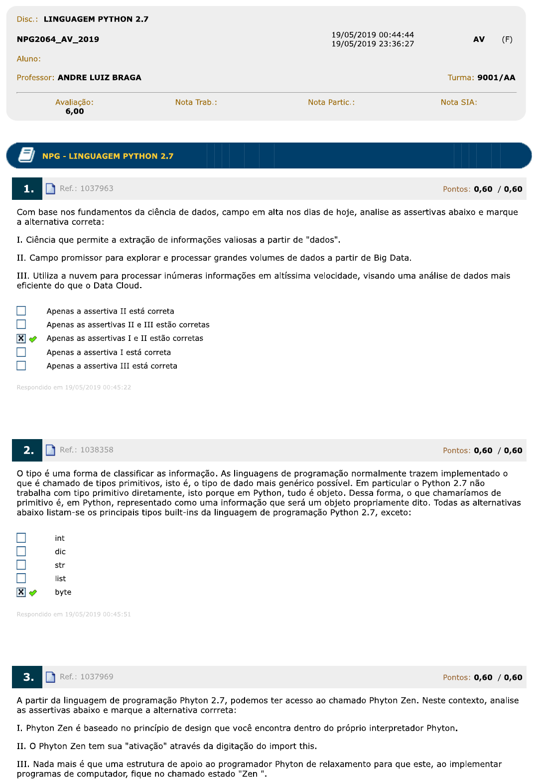 LINGUAGEM PYTHON 2.7 - Programação Python