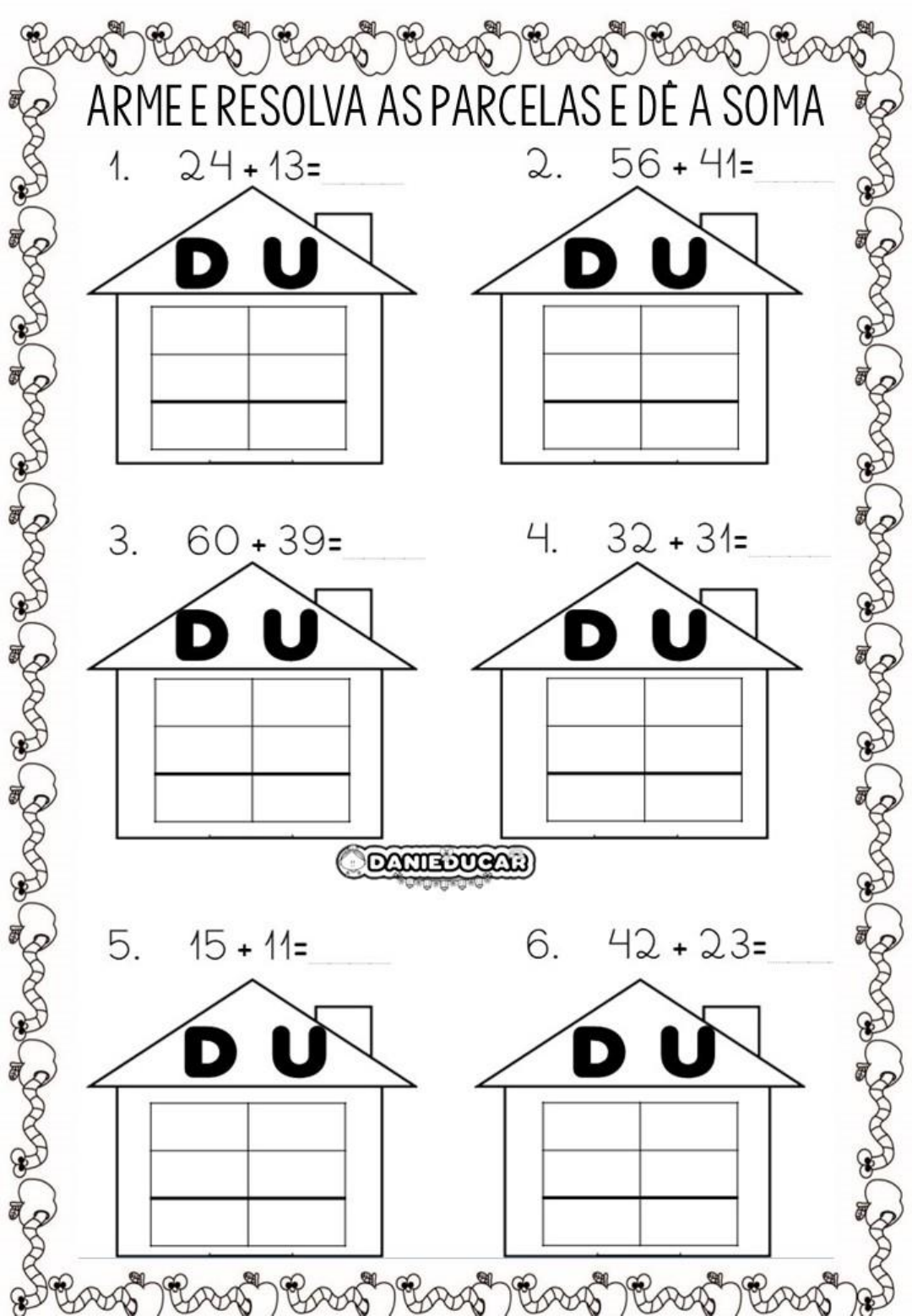 Atividades de adição 3 ano - Matemática Atividades de adição 3 ano - Matemática