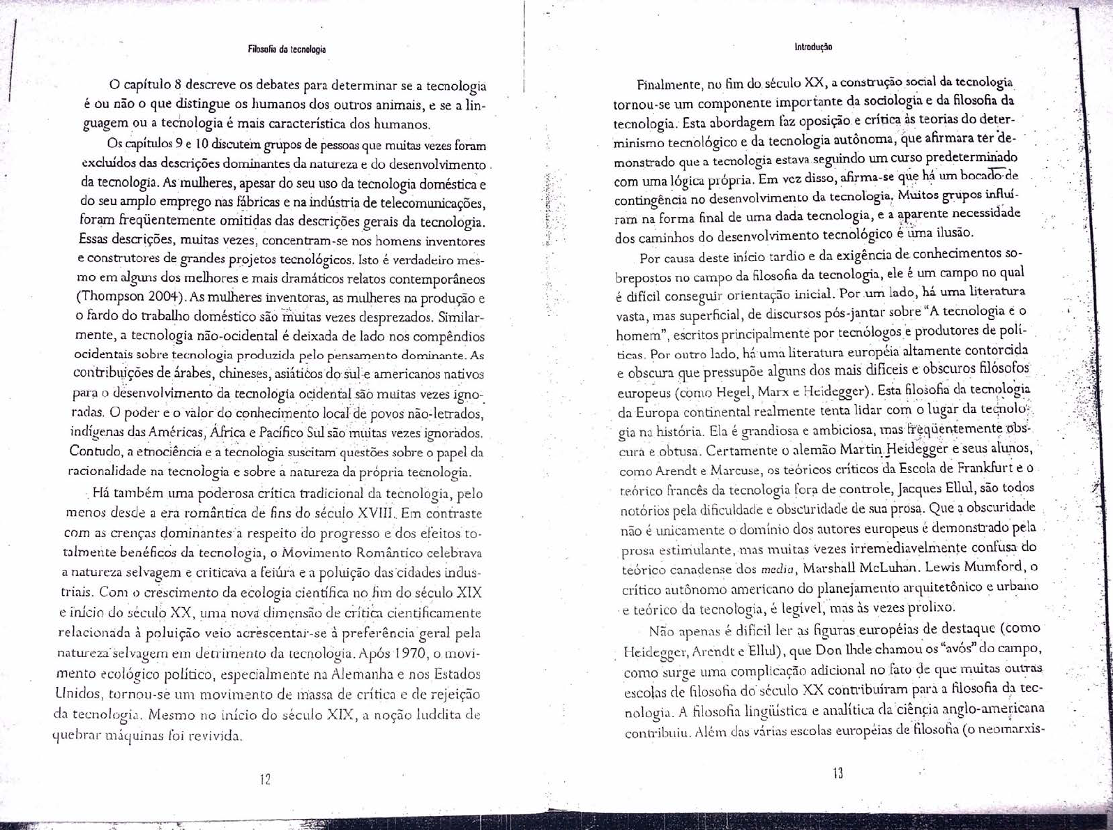 Filosofia da Tecnologia - Val Dusek - Filosofia