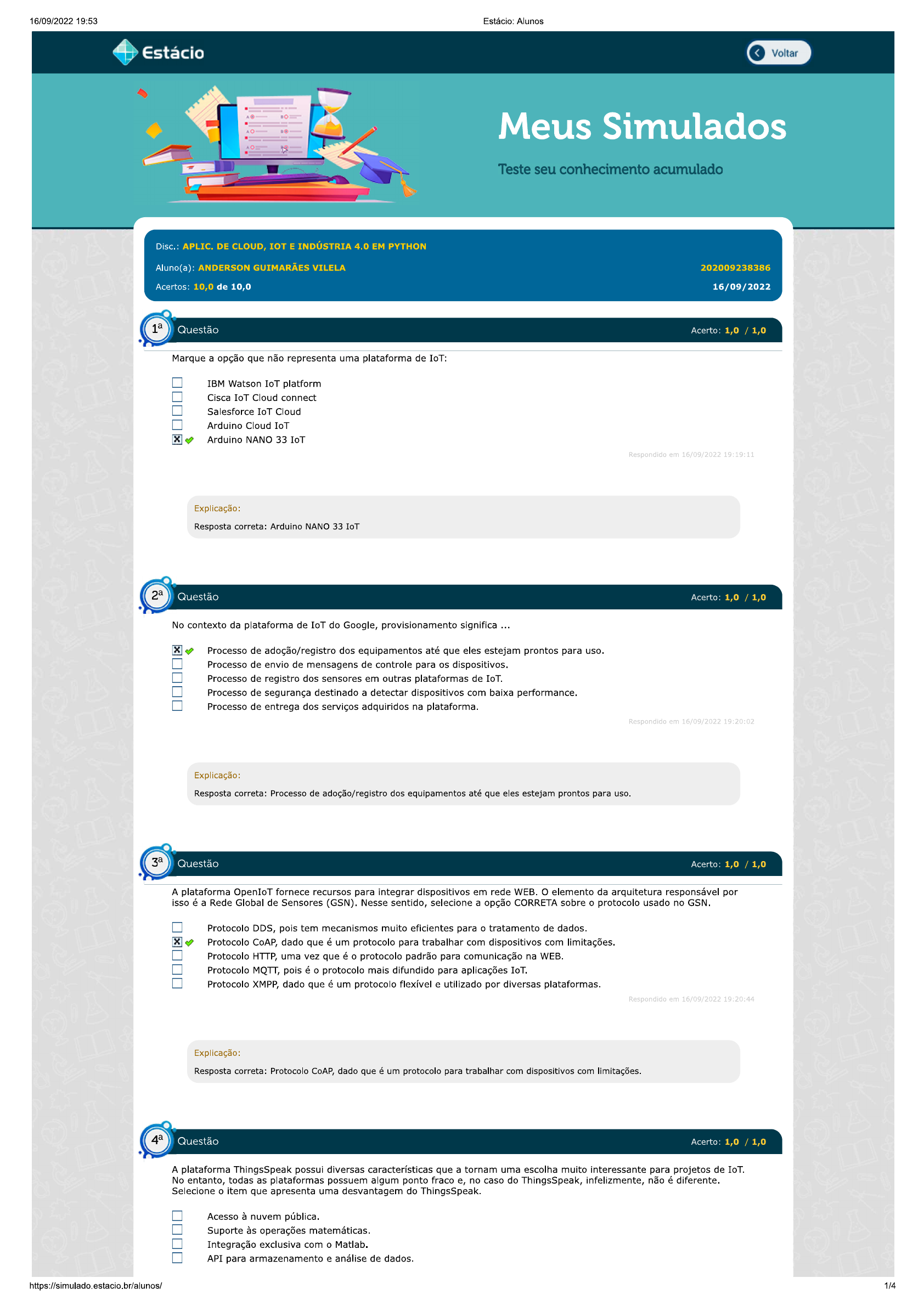 APLIC DE CLOUD, IOT E INDÚSTRIA 4 0 EM PYTHON - Análise e Desenvolvimento de Sistemas