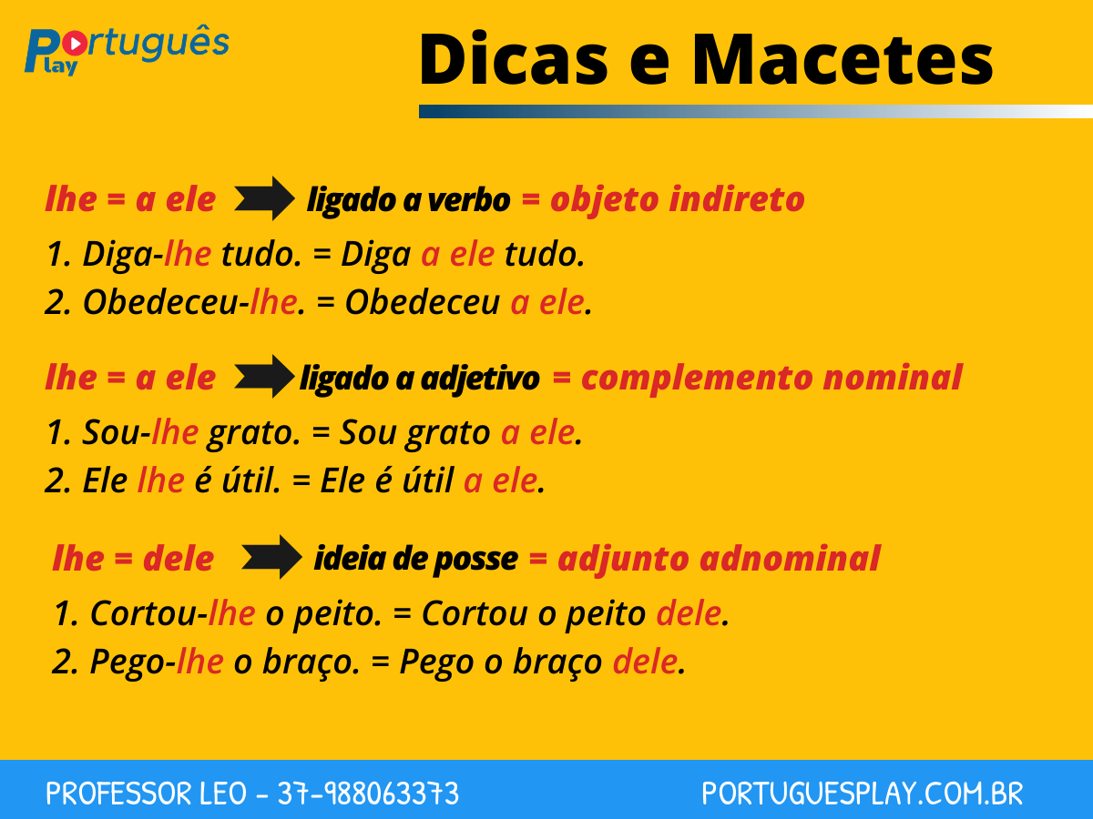 Dica do LHE - Português