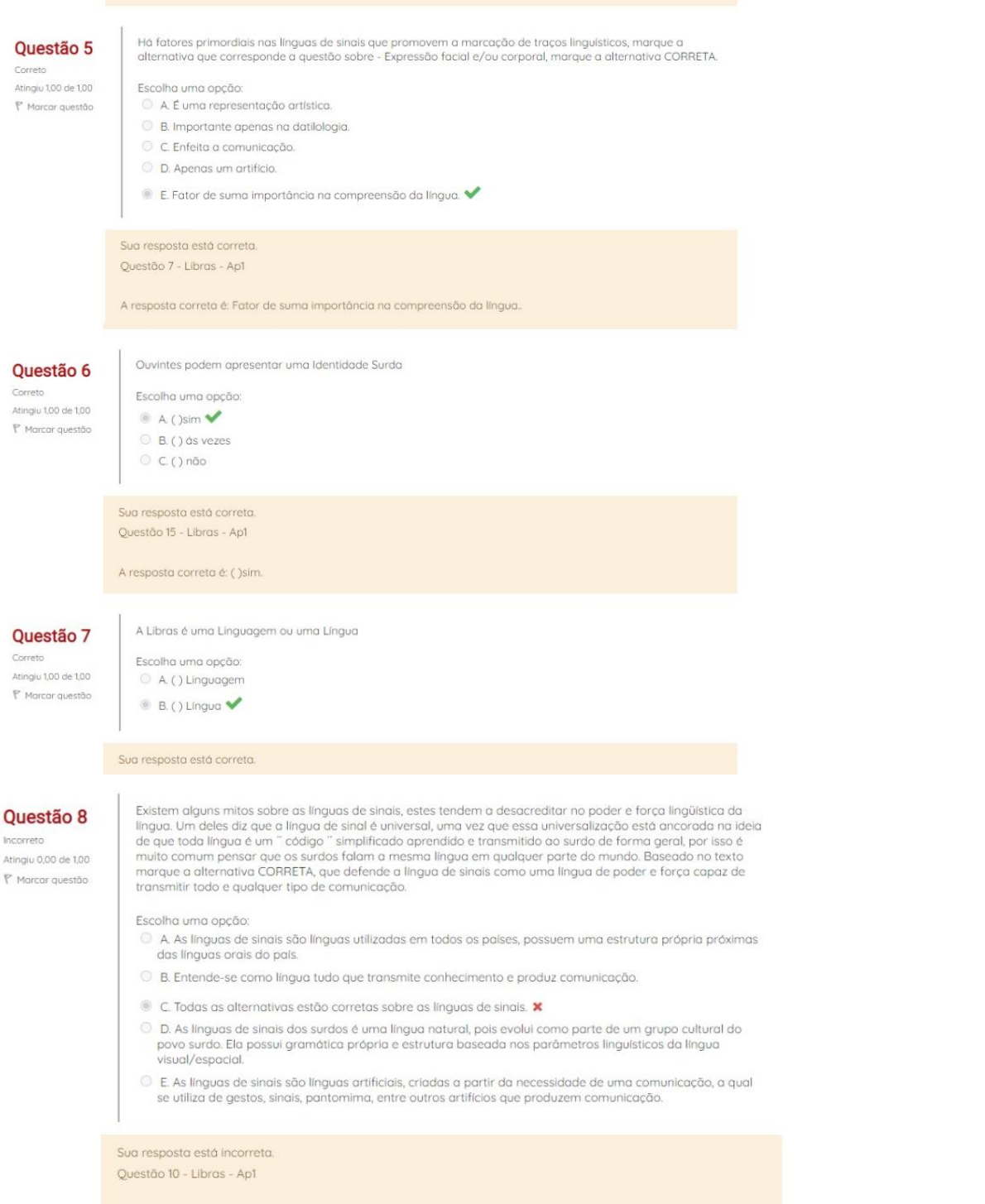 Libras - Uninta AP1 - Libras