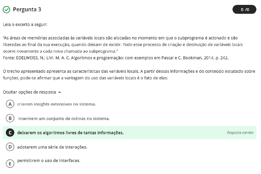 Lógica de Programação Algorítmica UNIDADE 3 - Lógica de Programação e ...
