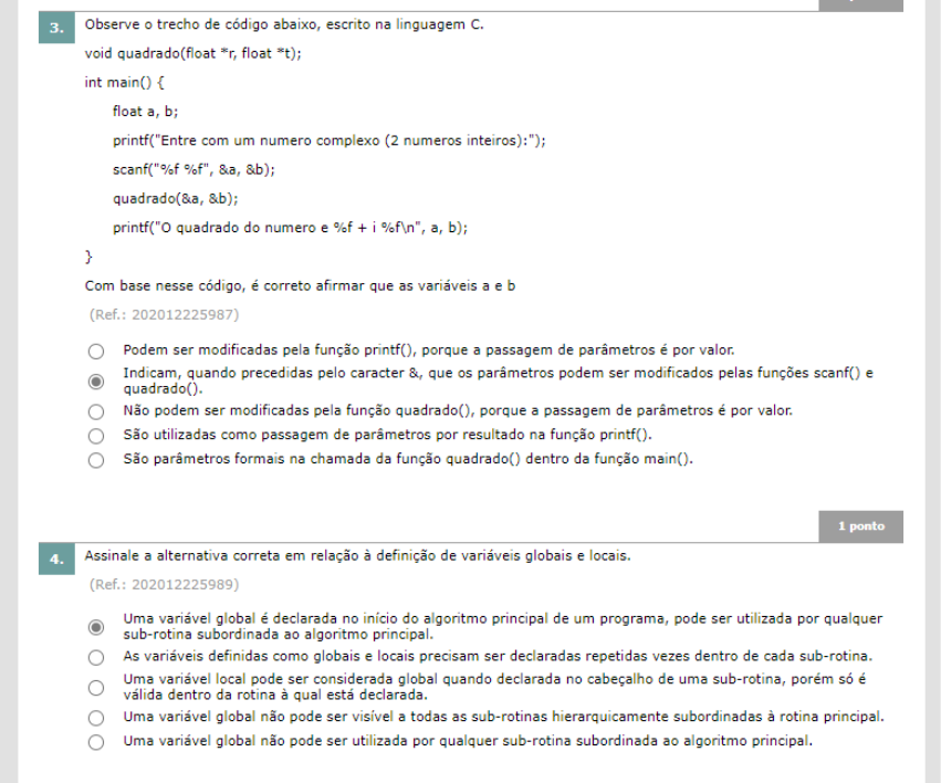 AVS ESTRUTURA DE DADOS EM C - 2021 - NOTA 9 - Algoritimo e Estrutura de ...