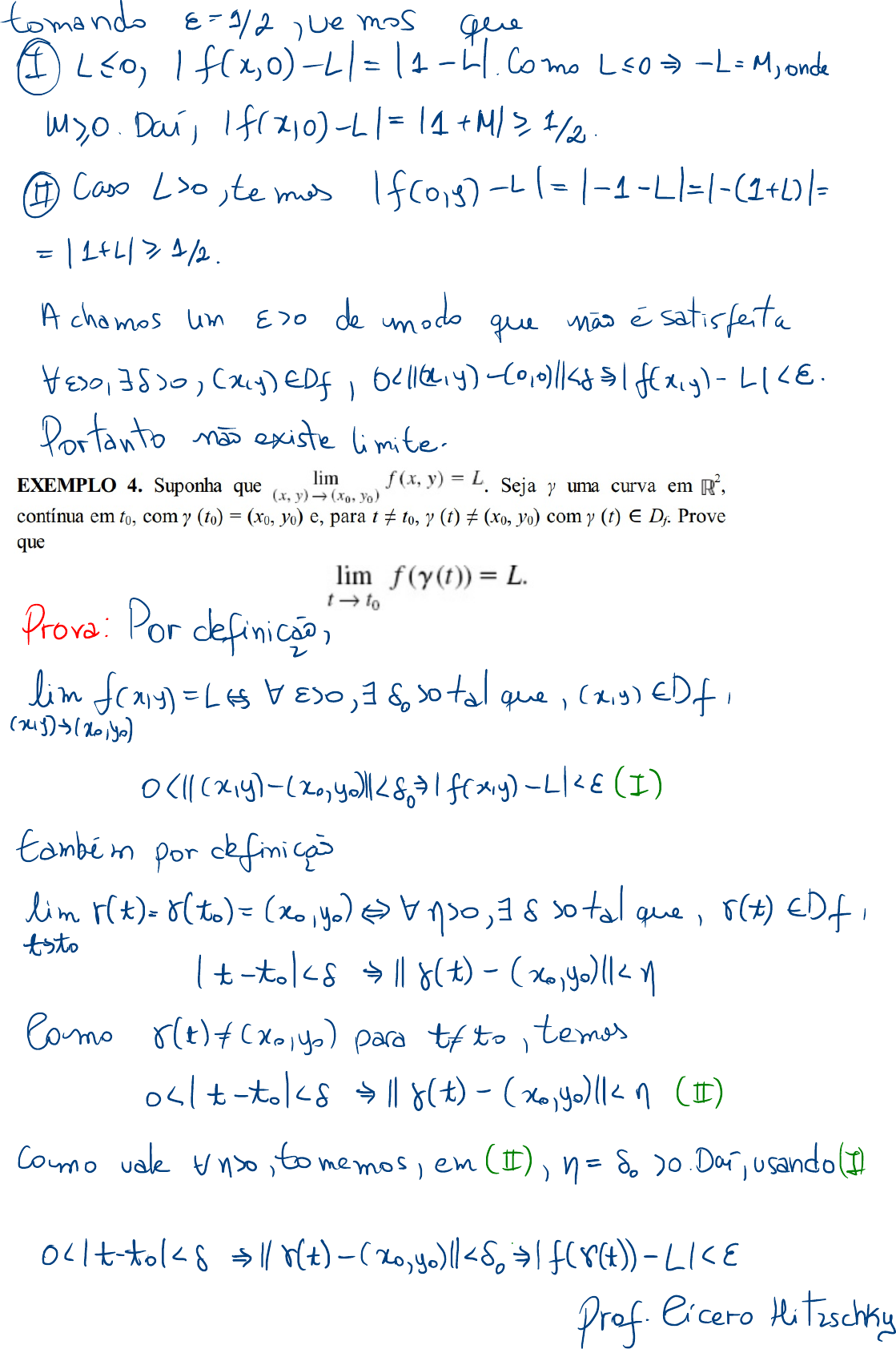 CÁLCULO 3- LISTA 1 DE EXERCÍCIOS - Cálculo III
